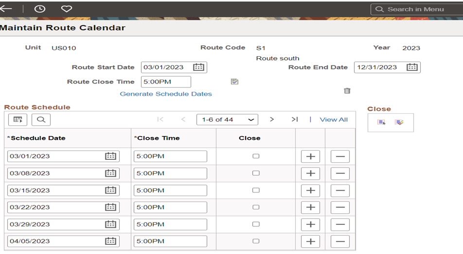 PeopleSoft "Route Codes" a smooth route to an efficient fulfillment cycle.