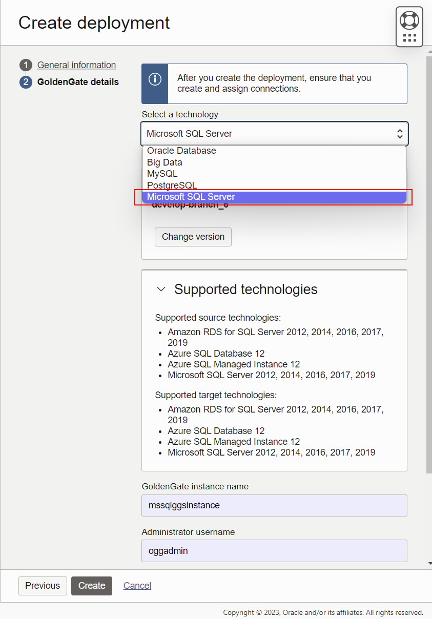 Using Oracle Cloud Infrastructure Oci Goldengate With Azure Sql And
