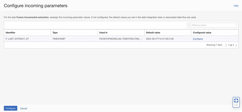 Fusion Incremental Extraction Using Oci Data Integration