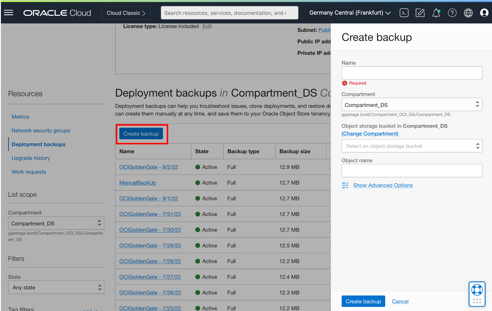 Using Logdump Utility with Oracle Cloud Infrastructure (OCI) GoldenGate