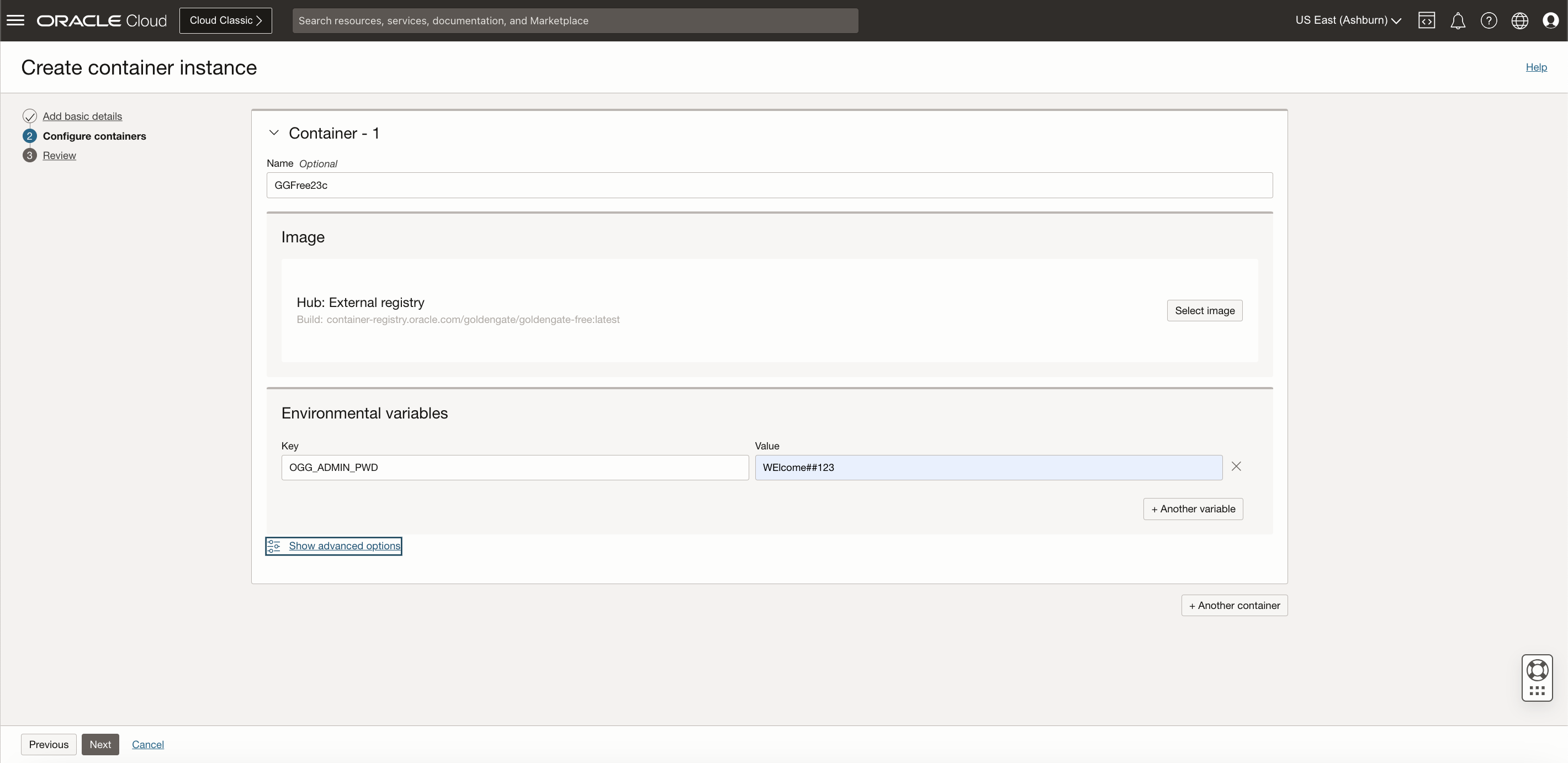 Oracle GoldenGate Free 23.3 with Oracle Database 23.3