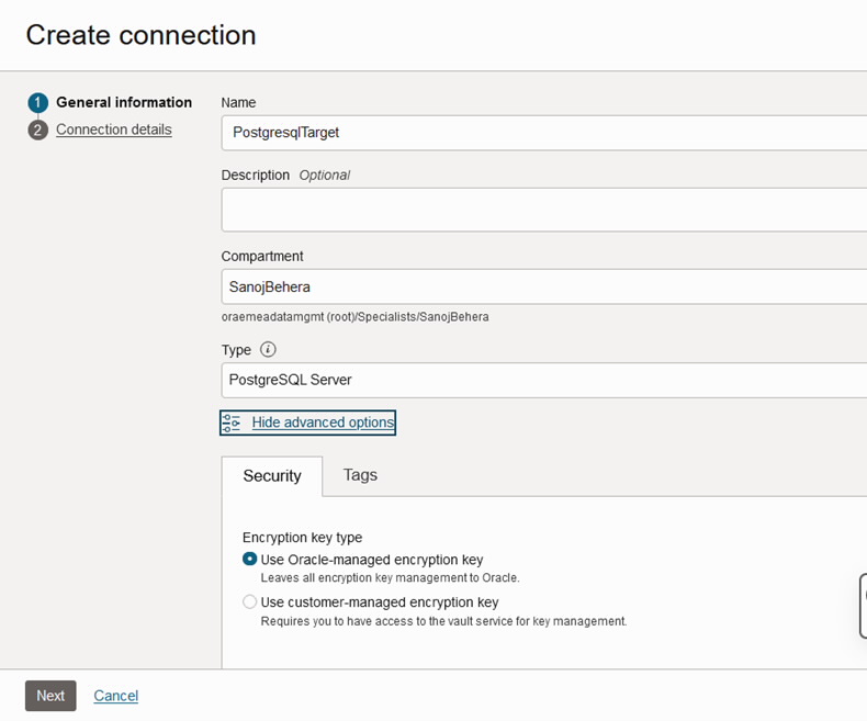 Seamlessly Migrate An On Premise Postgresql Database To Oci Database With Postgresql Using Oci