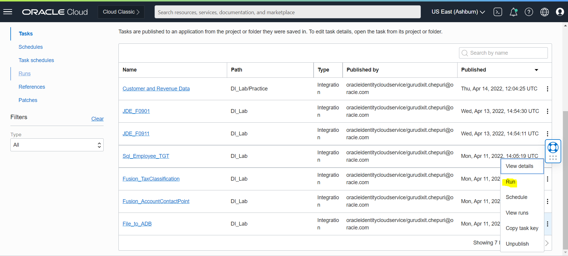 Configuring OCI Events and Notification Services for OCI Data ...