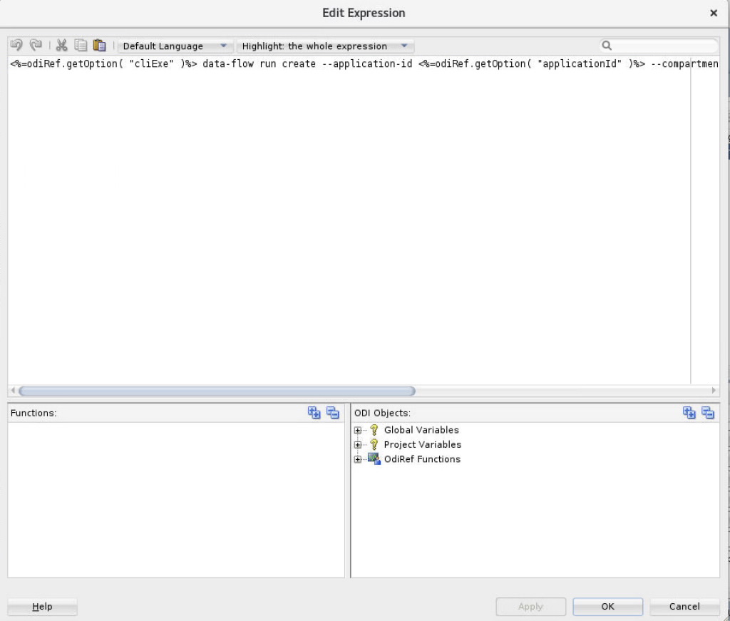 Create Run And Schedule Oci Dataflow Application From Odi Marketplace