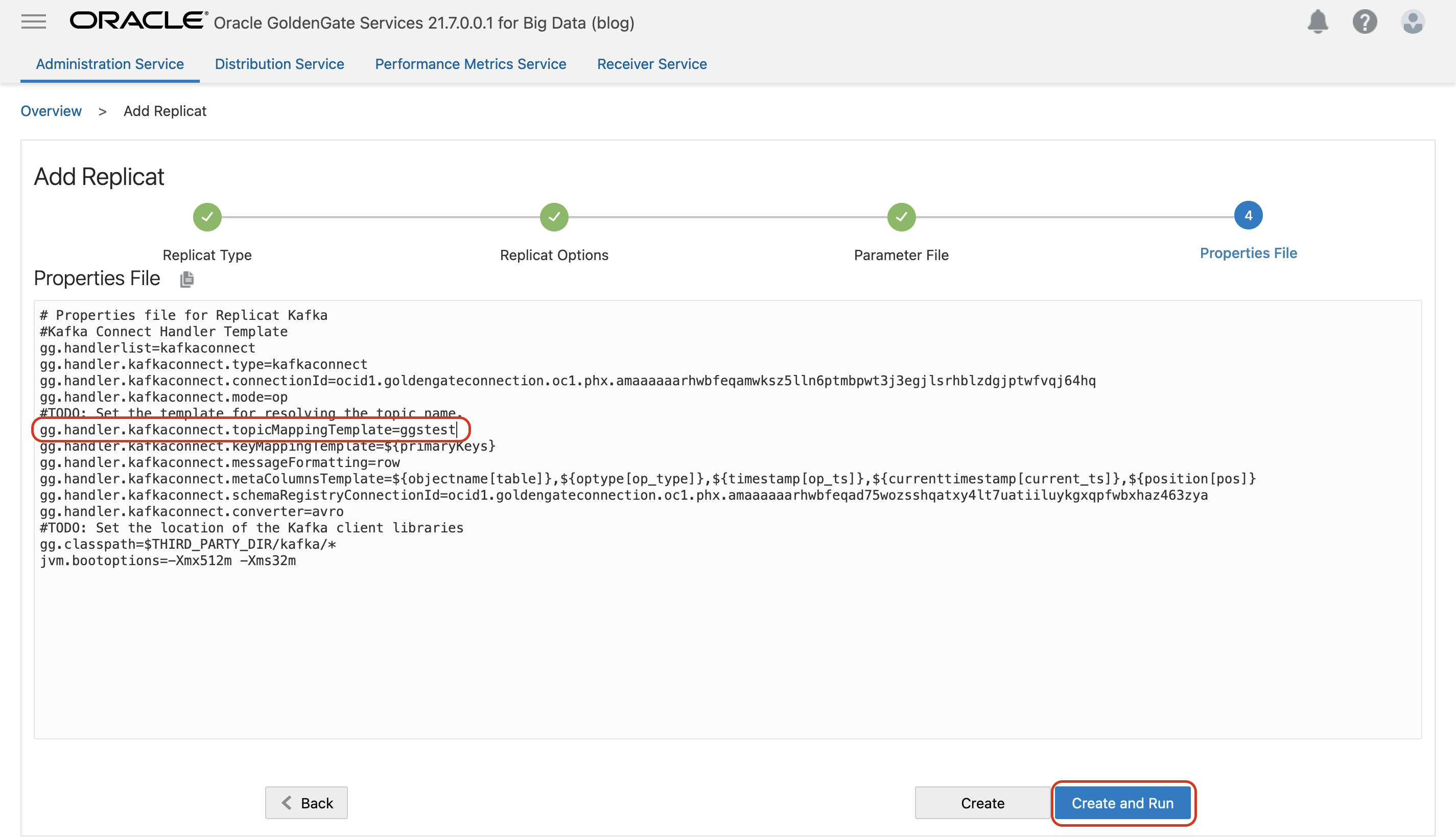 Using Oracle Cloud Infrastructure GoldenGate with Kafka Platforms