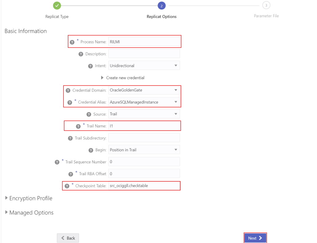 Using Oracle Cloud Infrastructure (OCI) GoldenGate with Azure SQL and Microsoft SQL Server Databases