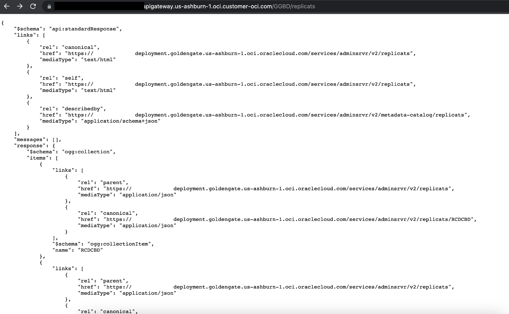 How to configure OCI API Gateway for OCI GoldenGate REST API
