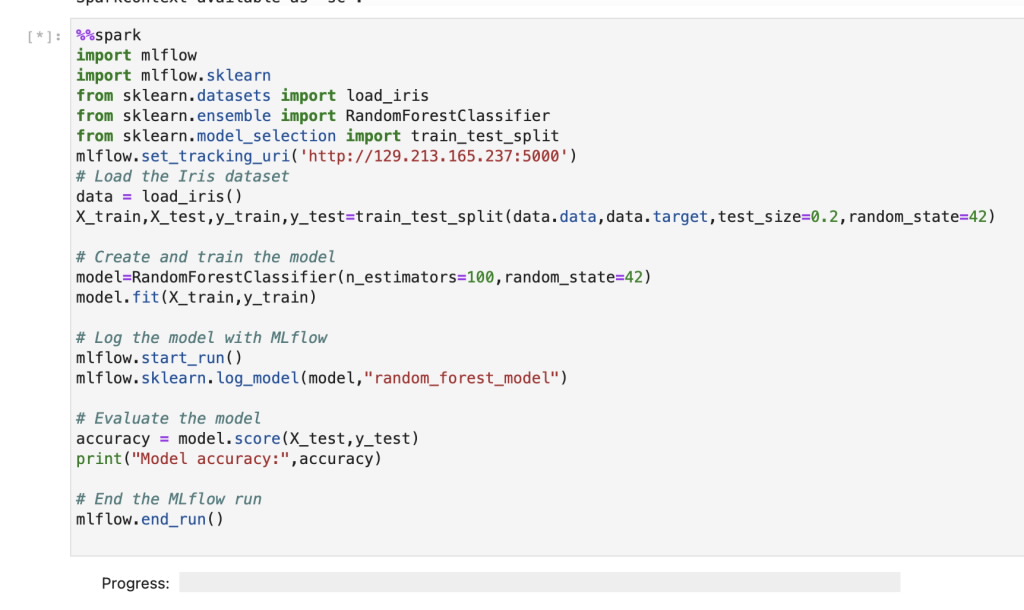 Managing your machine learning lifecycle with MLflow and OCI