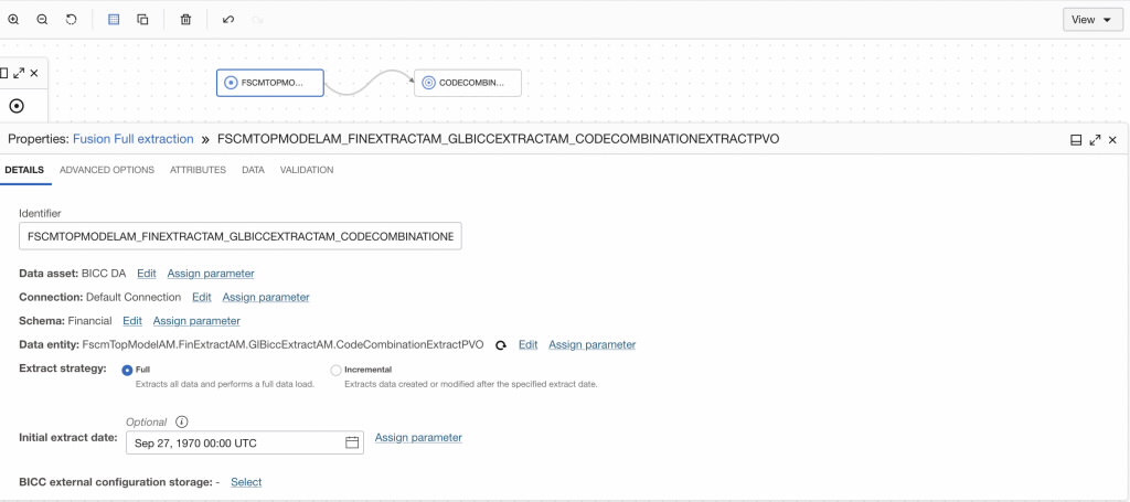 Fusion Incremental Extraction Using Oci Data Integration