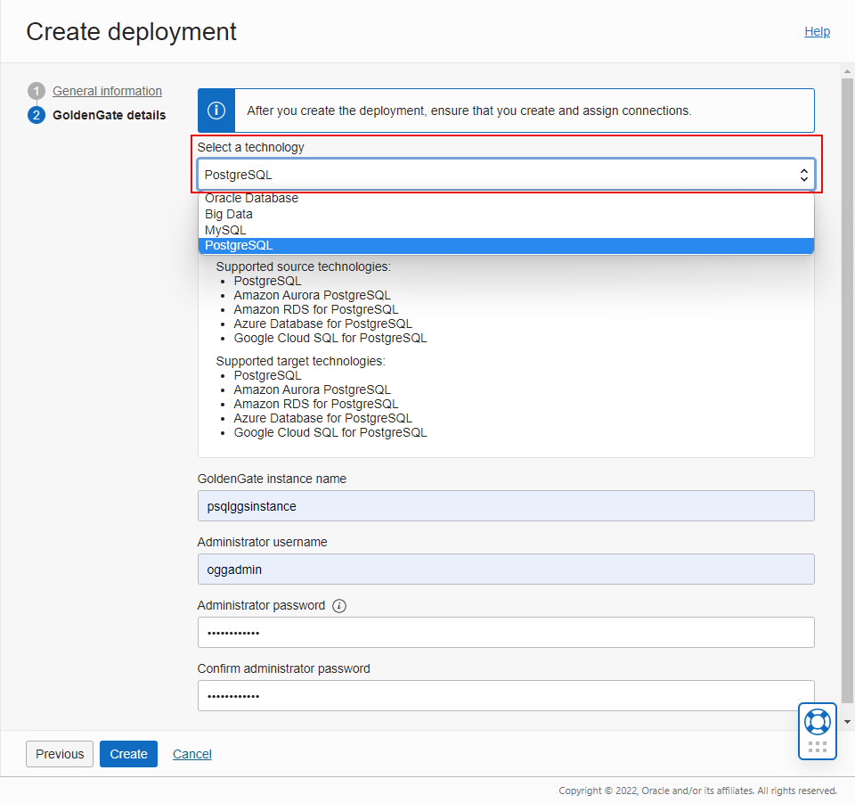 Using Oracle Cloud Infrastructure Oci Goldengate With Postgresql