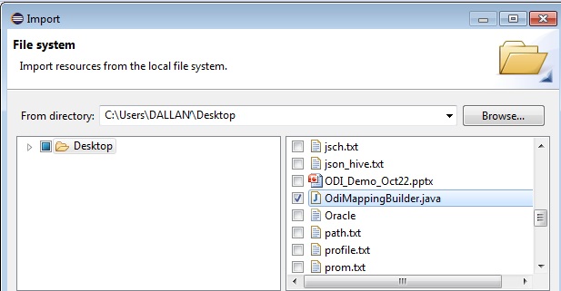 ODI 12c - Eclipse and Updated Mapping Builder Example