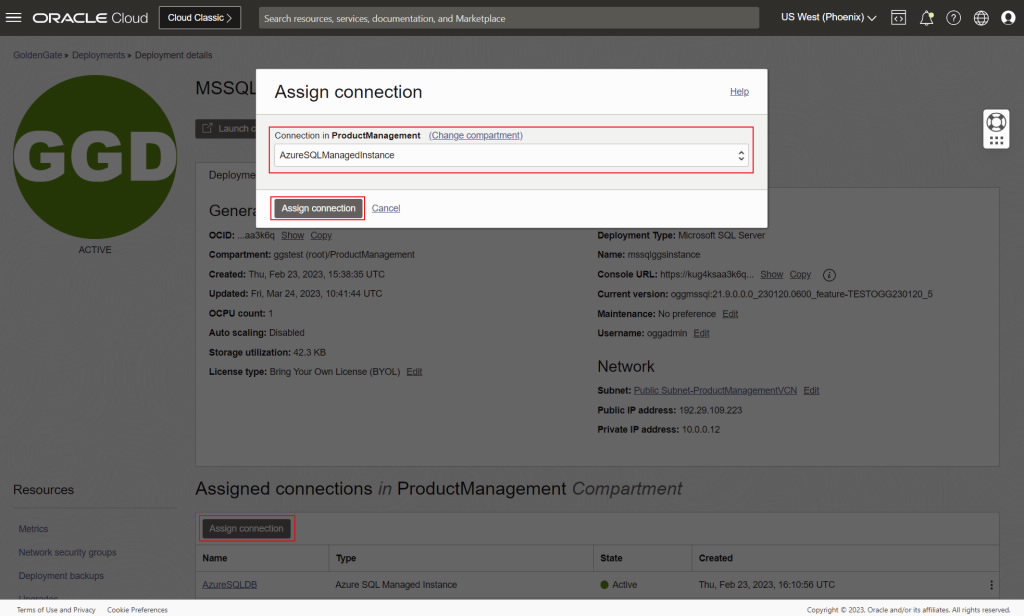 Using Oracle Cloud Infrastructure Oci Goldengate With Azure Sql And