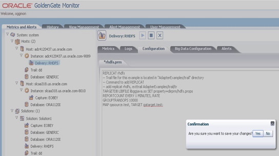 Oracle GoldenGate Monitor 12.2 new enhancements